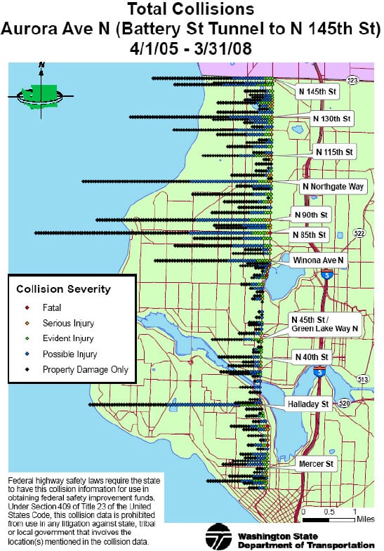 Traffic Safety Project Decreases Collisions on Aurora - SDOT Blog