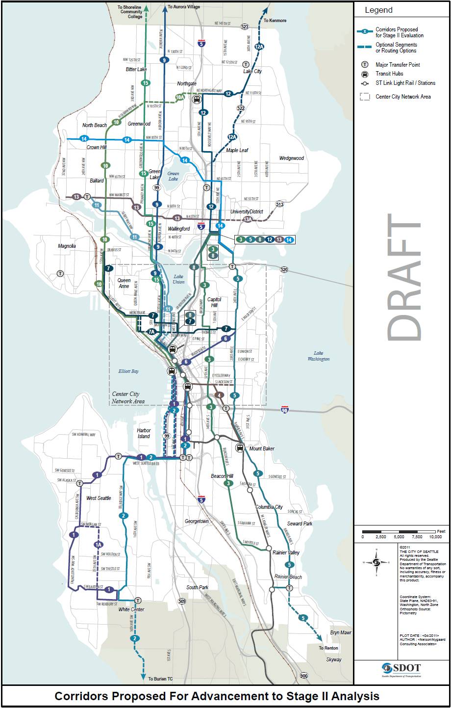 Transit Master Plan proposes 15 priority corridors for a closer look ...