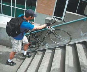 Roll your bike up the staircase - SDOT Blog