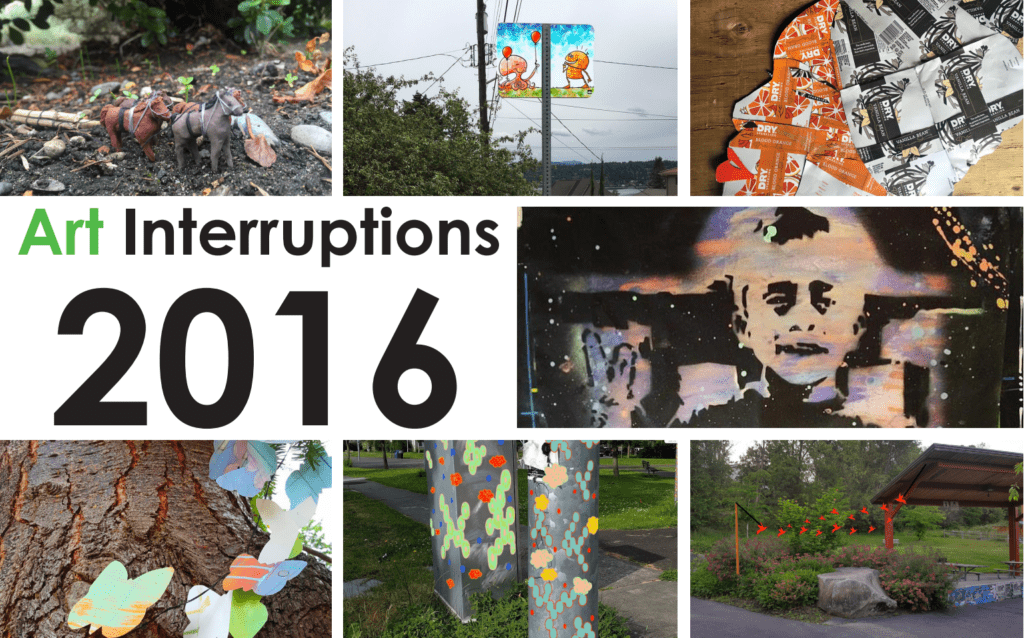Artists and Greenways Team Up for Art Interruptions 2016 - SDOT Blog