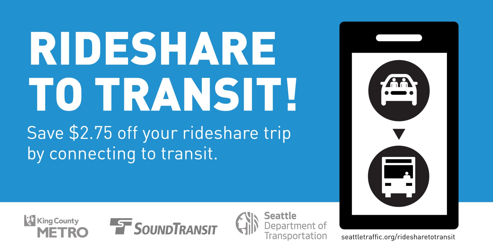 Announcing: Rideshare to Transit pilot. Creative solutions for reducing ...