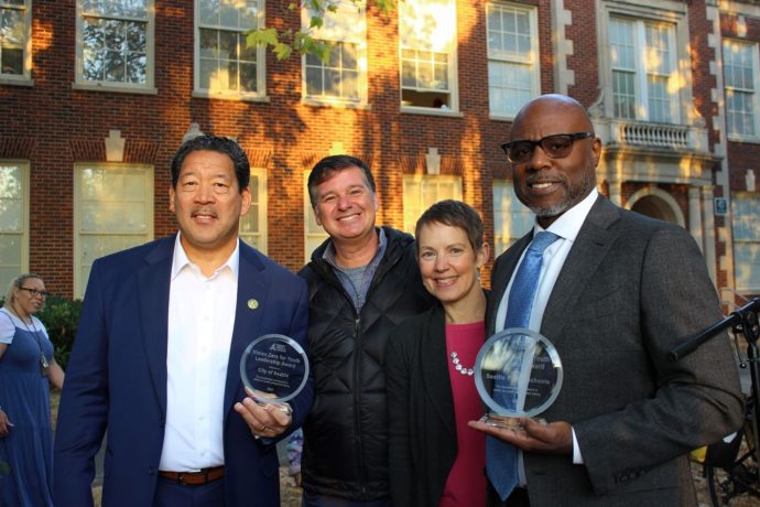 We’re celebrating Walk to School Day and Month – and a national award ...