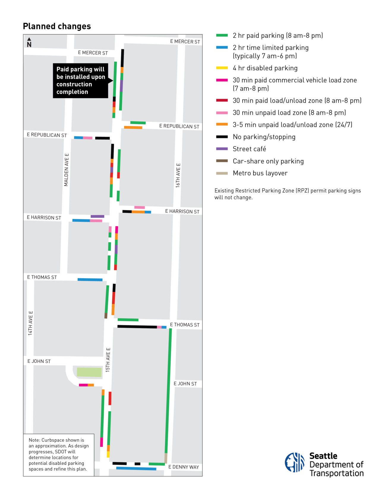 We’re installing 2-hour paid parking on 15th Ave E in Capitol Hill ...