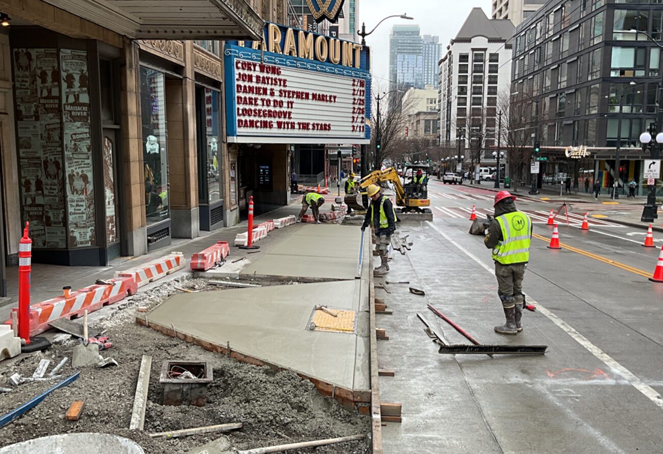 Waterfront Seattle | Four-block section of Pine St permanently changing ...