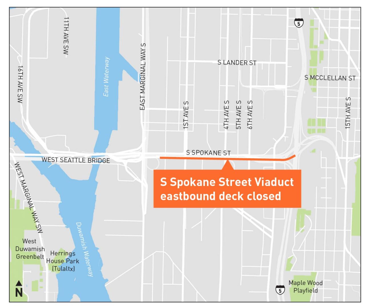 South Spokane Street Viaduct deck repairs and paving will require ...