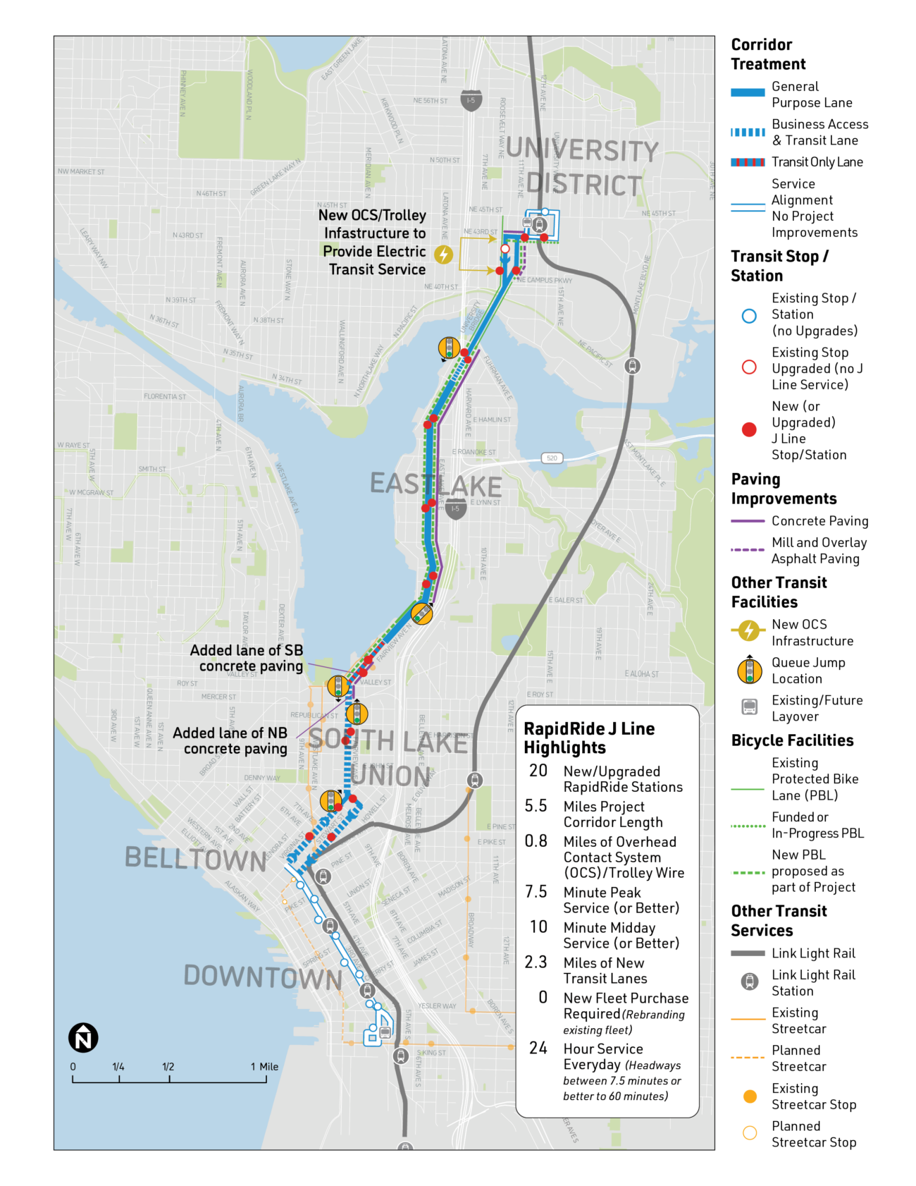 Construction Begins on RapidRide J Line Project from University ...
