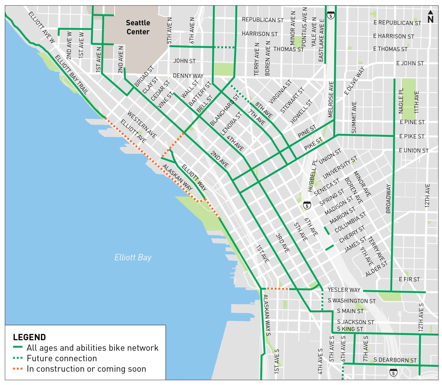 Construction begins on Bell Street pedestrian and bicycle improvements ...