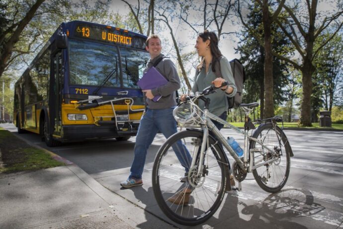 Visiting the UW Cherry Blossom Festival? Take transit, bike, walk, or ...