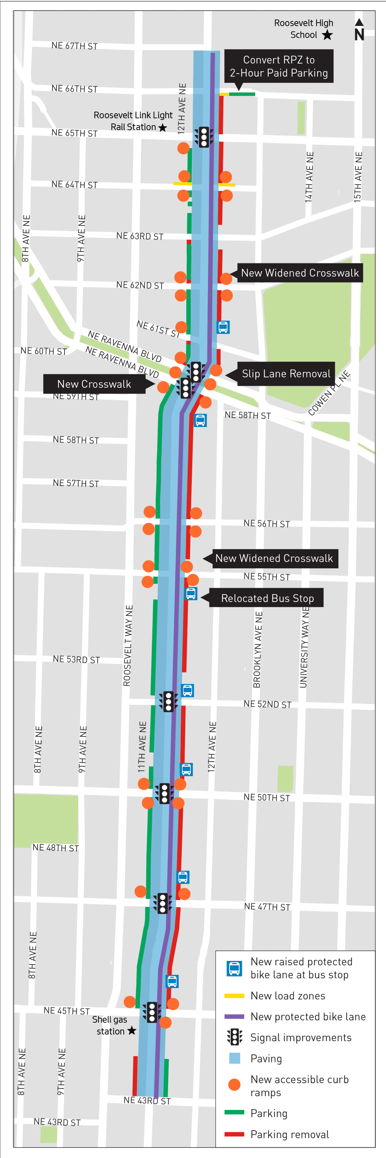Complete! 11th & 12th Ave NE project delivers fresh pavement, easier ...
